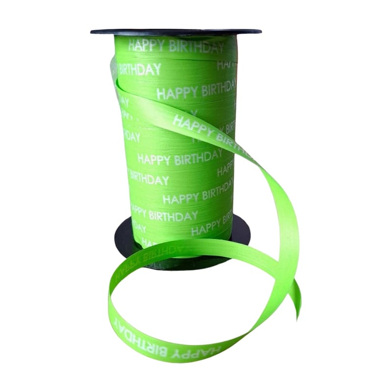 Happy Birthday lint Groen - traktatieshop.com